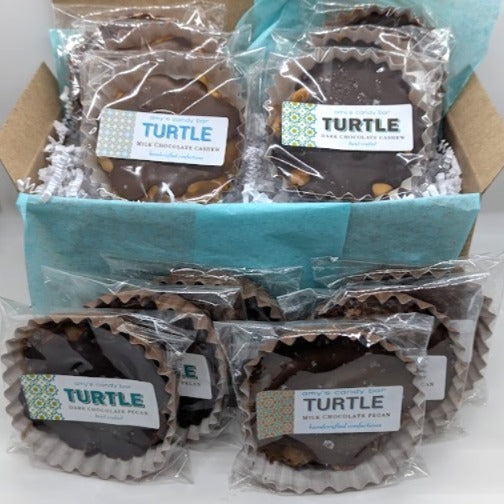 Assorted Turtles Gift Box – Amy's Candy Bar