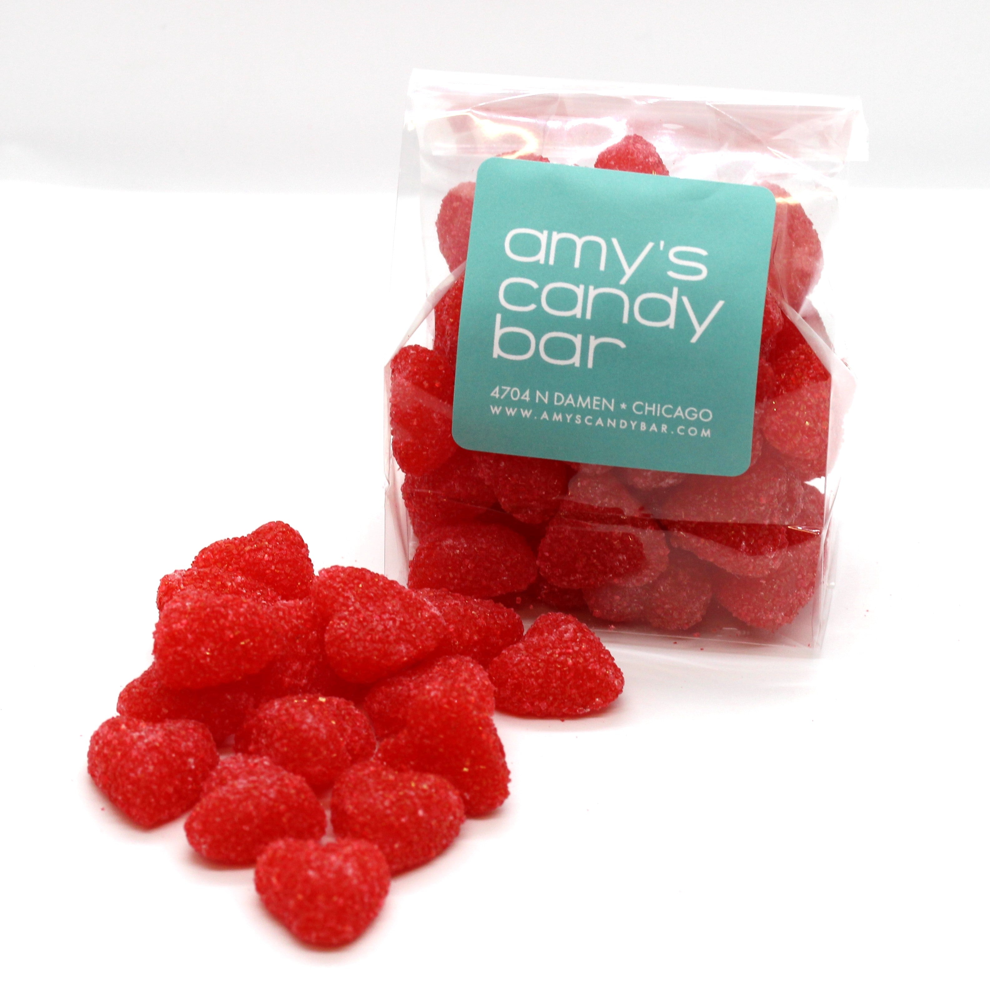 Cinnamon Sanded Gummi Hearts – Amy's Candy Bar