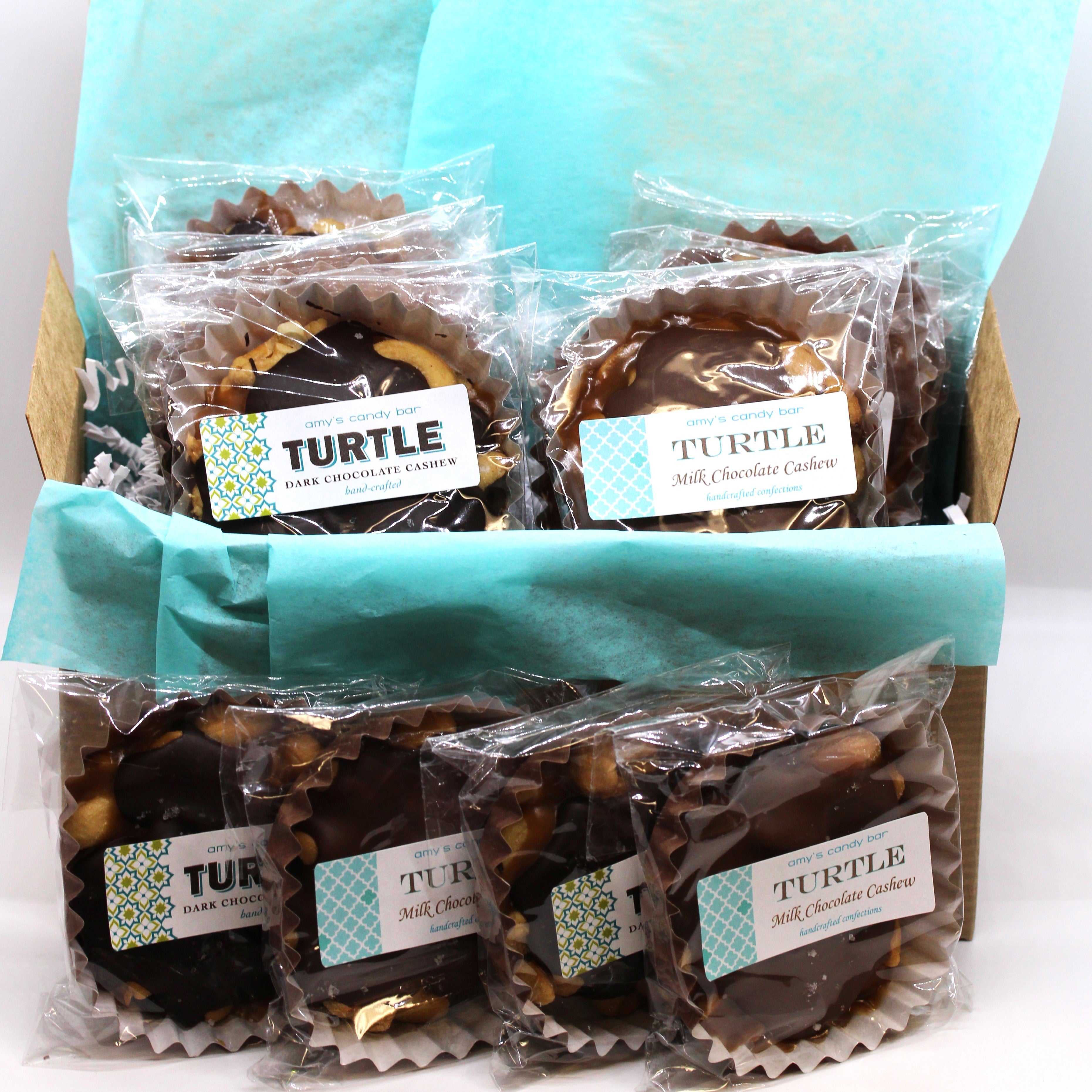 Cashew Turtles Gift Box – Amy's Candy Bar