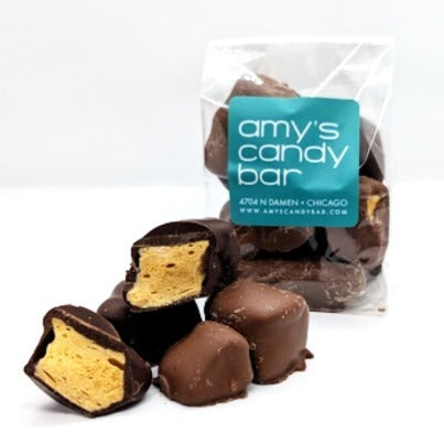 Milk or Dark Chocolate Sponge Candy (Honeycomb) – Amy's Candy Bar